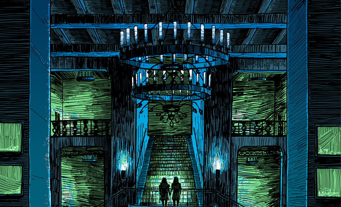 “Death of the Author” Shining print for HALLOWEEN! – Nakatomi, Inc